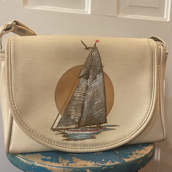 vintage - florida keys | Bags | 97s 1960s Florida Keys Handbag White ...
